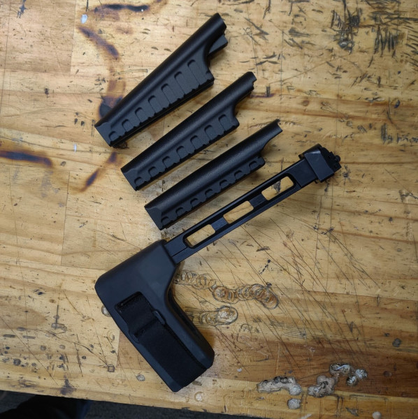 Cantilevered Cheek Riser - SB Tactical FS1913 Brace - KM3 SOLUTIONS