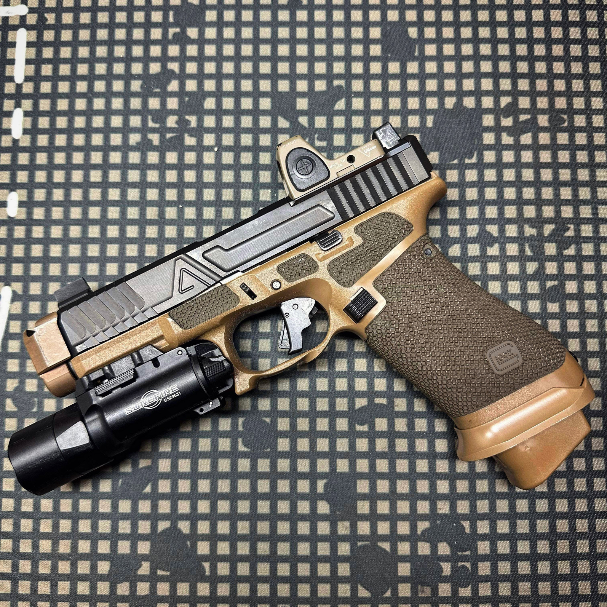 Glock NTX - Stippling Deposit - Battlecock Tactical - KM3 SOLUTIONS