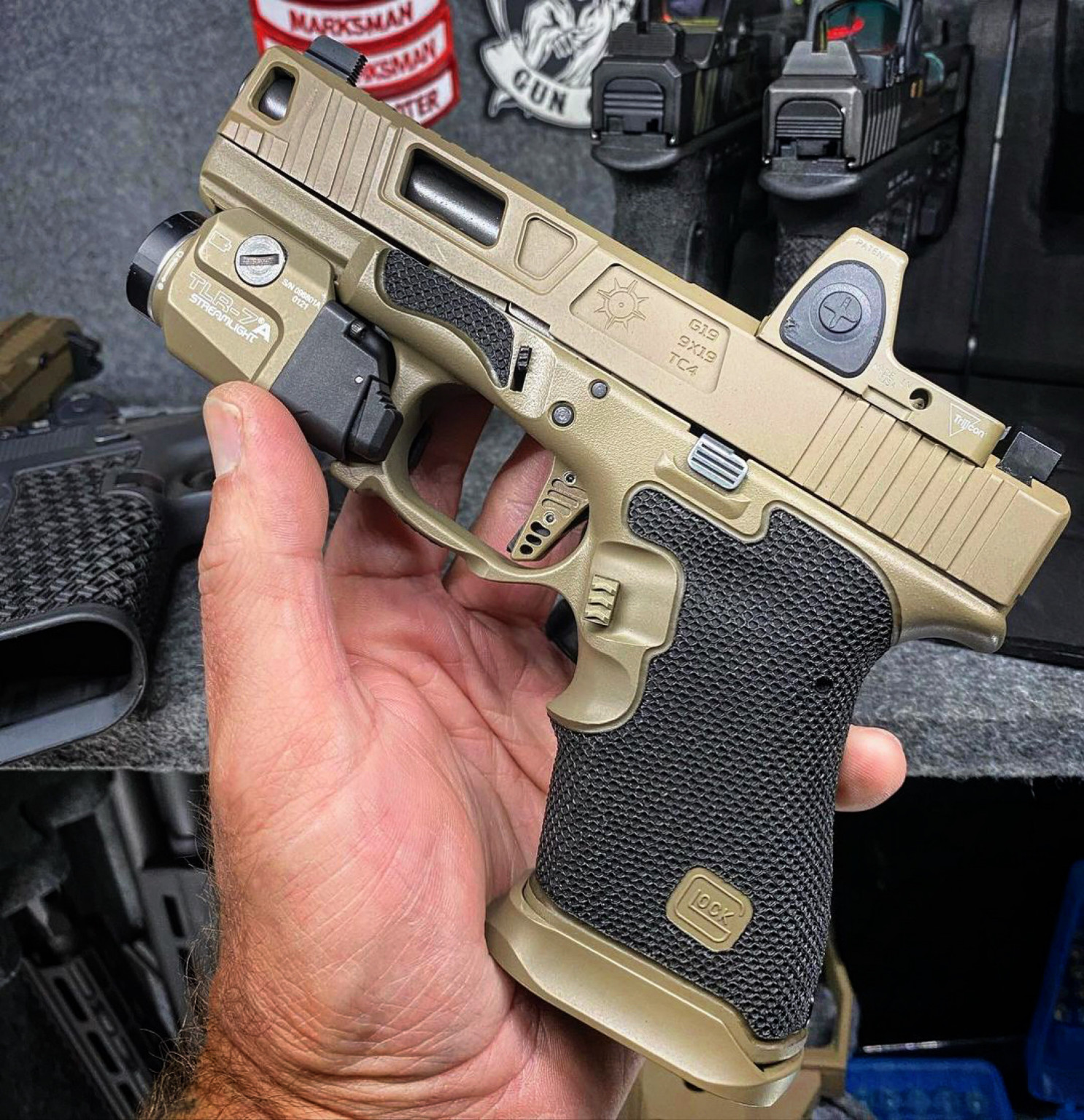 Glock Full Size & Compact (17,19,45,21,29 Etc) - Stippling Deposit ...